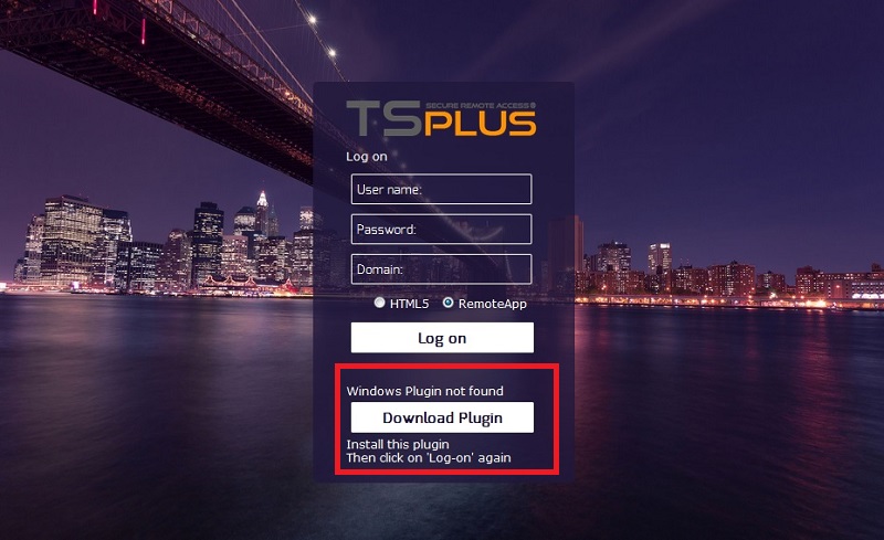 Plugin RemoteApp - : TSplus ESPAÑA